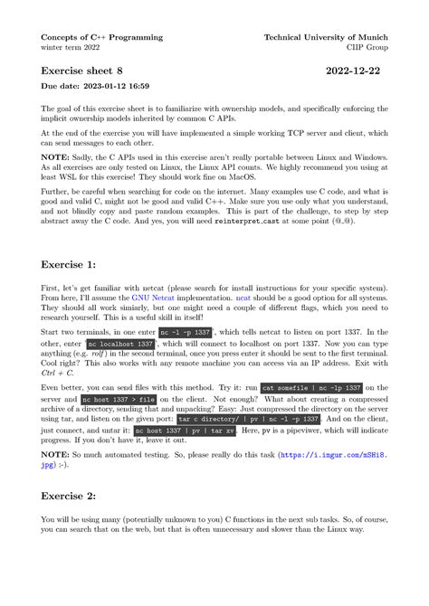 exercises sheet 08 programming assignment concepts of c