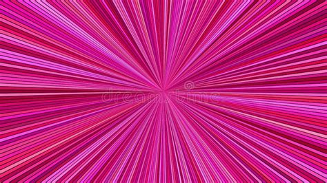 Pink Hypnotic Abstract Ray Burst Background From Striped Rays Stock Vector Illustration Of