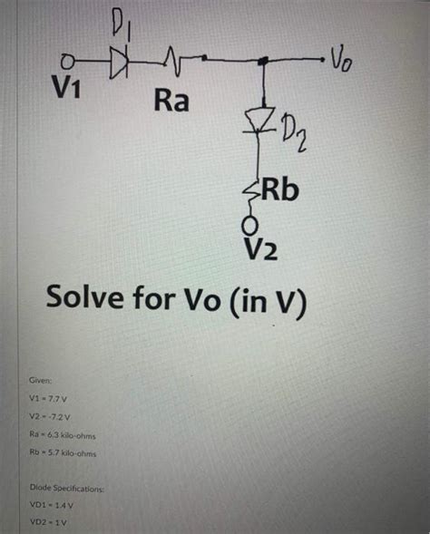 Solve For Vo In V Chegg Com