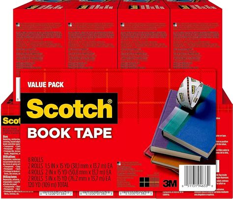 Scotch® 845 Vp Cinta Para Libros Mx Oficina Y Papelería
