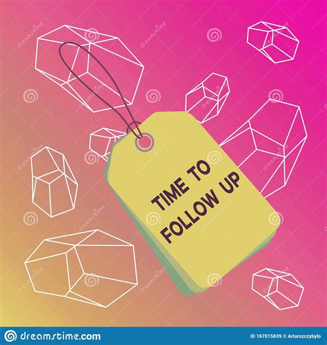 word writing text time to follow up business concept for enquiry of