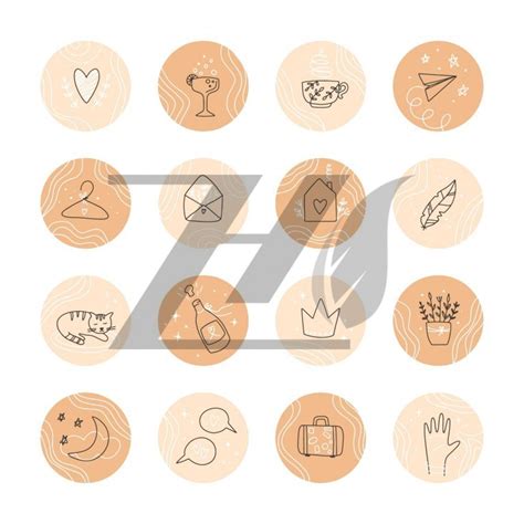 دانلود وکتور هایلایت اینستاگرام طراحی شده با دست دانلود رایگان فایل