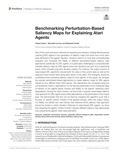 pdf benchmarking perturbation based saliency maps for explaining