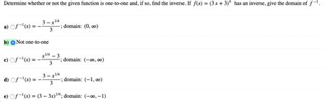Solved Determine Whether Or Not The Given Function Is Chegg Com