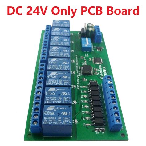 N4d8b08 Dc 24v 8i8o Multifunction Modbus Rtu Relay Module Support 03 06 16 Function Code Rs485