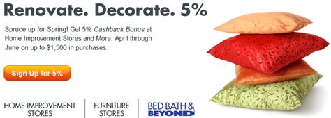Discover Card 5 Cashback Bonus At Home Improvement Stores Furniture