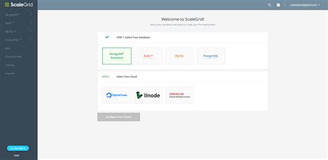create a mongodb® cluster with scalegrid