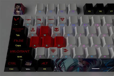Valorant Fade Keycaps Full Set Custom Keycaps Sage Full Set Etsy Uk