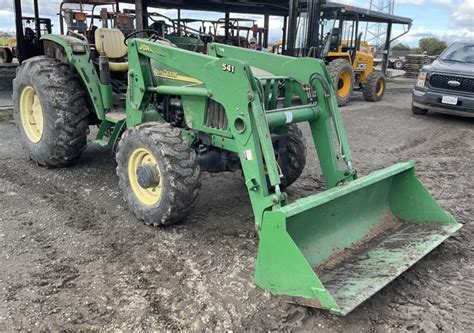 John Deere 5520 Tractor And Jd 541 Loader Mfwd Live And Online