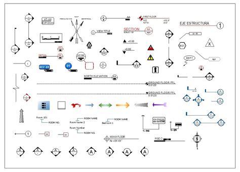 Important Concept CAD Drawing Symbols