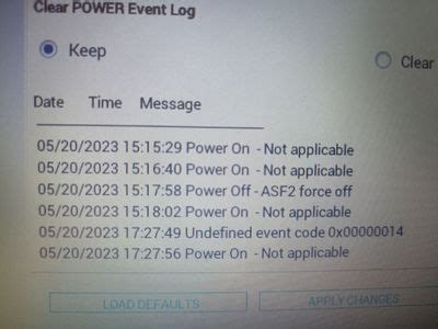 Undefined Event Code X DELL Technologies