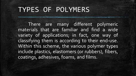 Solution Applications And Processing Of Polymers Studypool