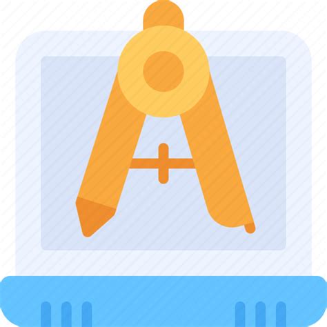 Web Laptop Screen Compass Graphic Design Icon Download On Iconfinder
