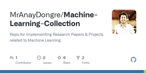 Github Mranaydongre Machine Learning Collection Repo For Implementing Research Papers