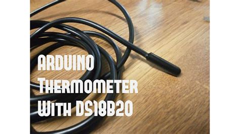 arduino thermometer with ds18b20 duino