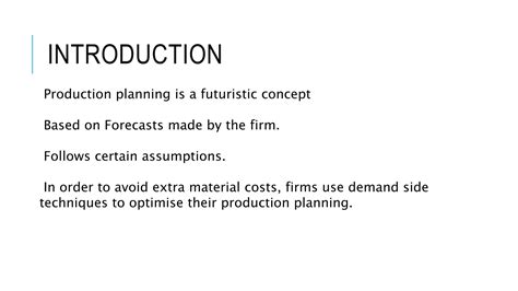 Aggregate Production Planning Pptx
