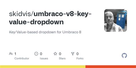 GitHub Skidvis Umbraco V Key Value Dropdown Key Value Based Dropdown For Umbraco