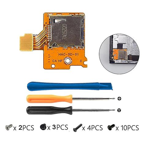 Sd Card Slot Board Replacement Repair Kit Repair Parts For Switch Ns