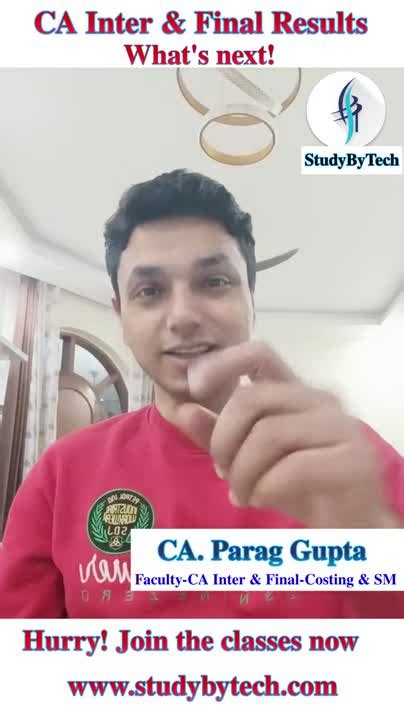 Parag Gupta On Linkedin Caexams Cainter Cafinal