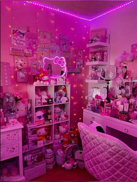 Hello Kitty Room Actuallyvaleria On Tiktok Hello Kitty Room Decor