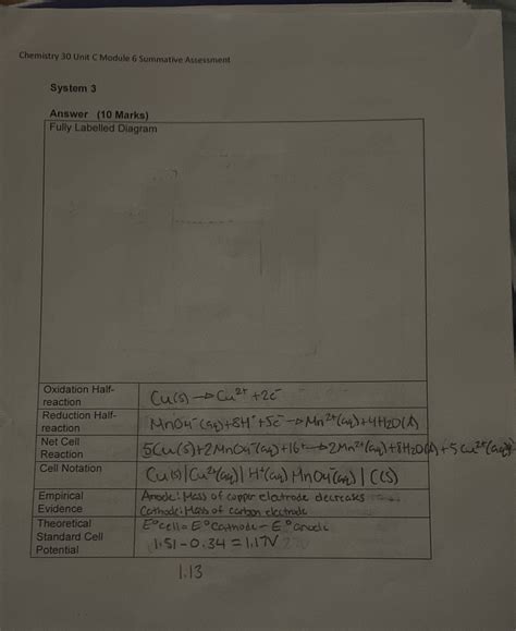 [solved] need diagram chemistry 30 unit c module 6 summative