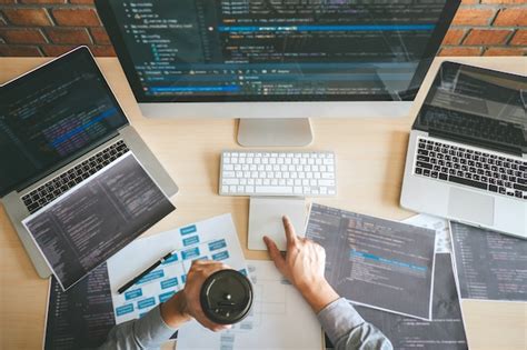 Fundo De Tecnologia Abstrata De Código De Programação Do Desenvolvedor