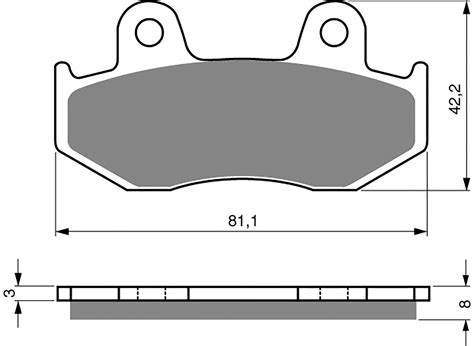 Goldfren S33 Brake Pads 700102gs Hendler Wholesale Ltd