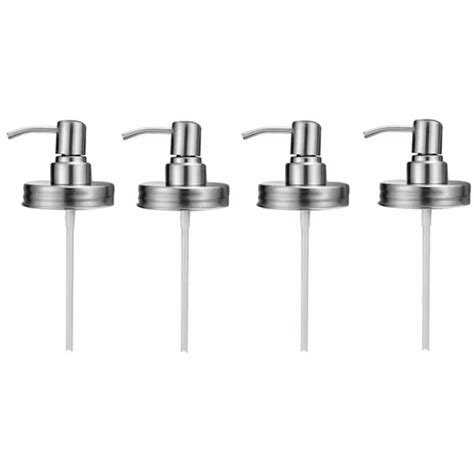 4x4 Pack Jar Soap Dispenser Lids With Pumpslotion Soap Dispenser Lids