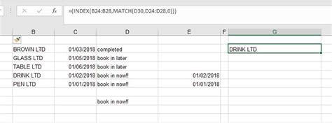 Excel Need To Sort Dates And Pull Through Earliest Value And Return Data From A Different Cell
