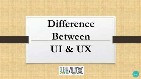 PPT Difference Between UI UX PowerPoint Presentation Free Download ID 9945951
