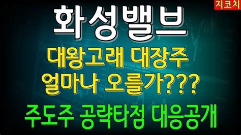 화성밸브 대왕고래 석유 폭락에도 독자적으로 상승하는 이유 주주분들 필수시청 화성밸브주가전망 화성밸브타점 화성밸브상승