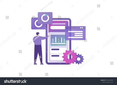 Concept Ui Ux Designer Full Stack Stock Vector Royalty Free 1939532905 Shutterstock