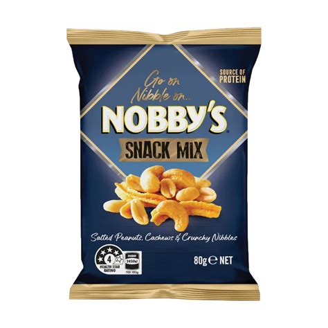 Nobbys Snack Mix Nuts And Nibbles 80g Camperdown Cellars