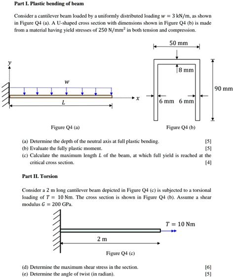 Please Solve Both Parts As Theyre Connected Thanks Part Plastic Bending