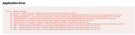 server error messages show more useful info · issue 218 · remix run