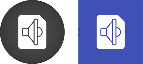 Audio File Vector Icon Vector Art At Vecteezy