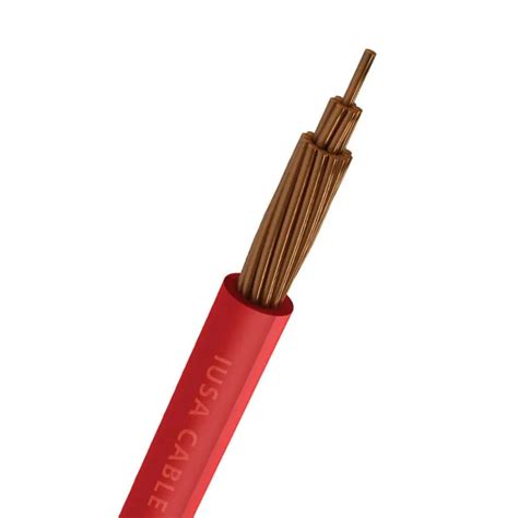 Iusa Cable Eléctrico 399330 10 Awg 100 Metros Rojo Cyberpuertamx