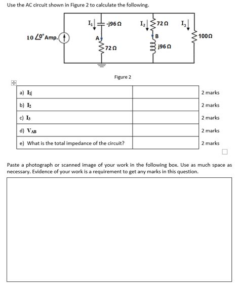 Solved Use The AC Circuit Shown In Figure To Calculate The Chegg Com