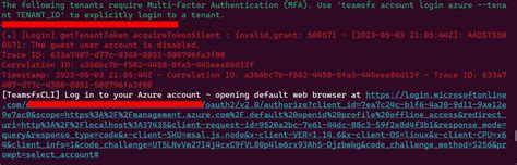 Unable To Login To Azure Using Teamsfx Cli Due To Multiple Tenants