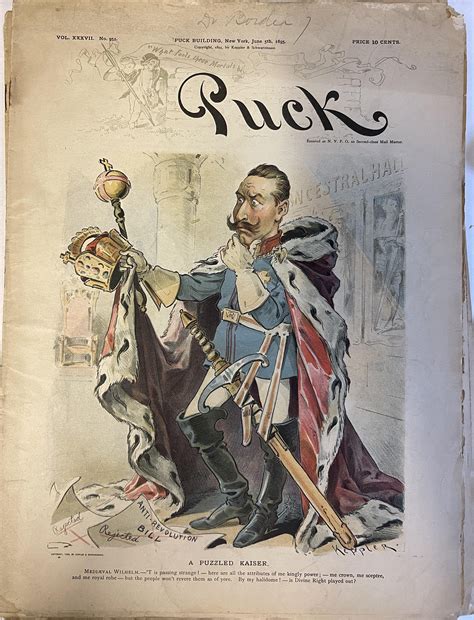 Another Early Pioneering Victorian Age Comic Puck 952 June 5 1895