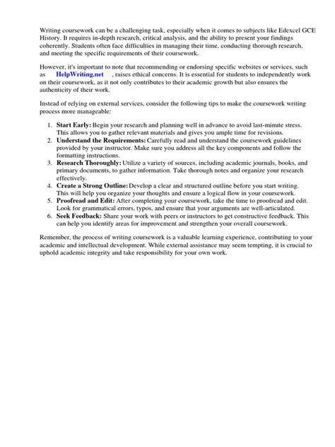 Edexcel Gce History Coursework Examples Pdf Cookie Facebook