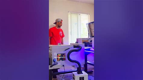 The Omniprint Dtf Printer Powdering Shaker And Alignment Youtube