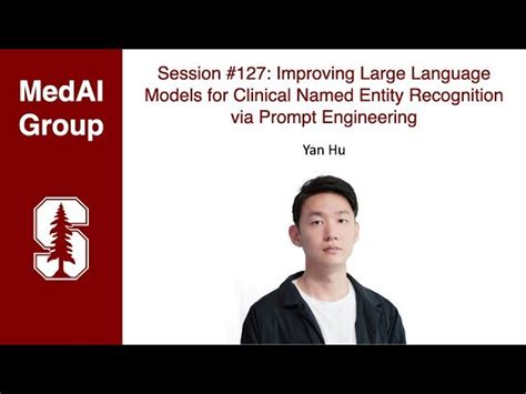 Free Video Improving Large Language Models For Clinical Named Entity
