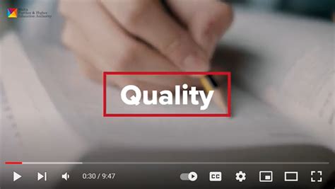 Iqa Standards Malta Further And Higher Education Authority