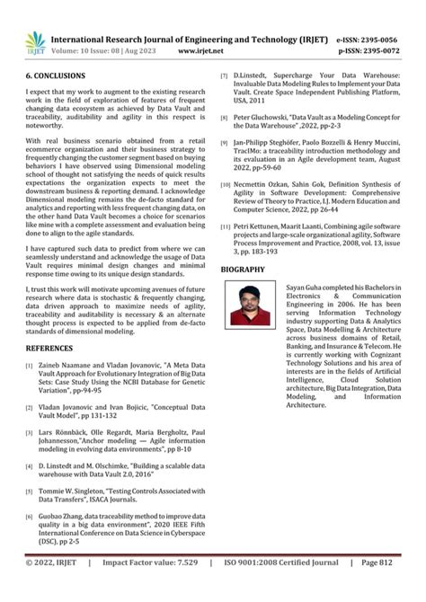 Evaluation Of Data Auditability Traceability And Agility Leveraging Data Vault Modeling In