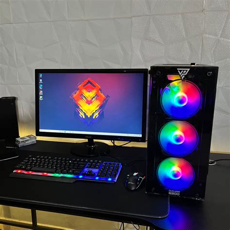 Jual PC GAMING CORE I3 8100 VGA 8GB RX 560XT RAM 16GB SSD 128GB HDD 1TB MONITOR 19 INCH