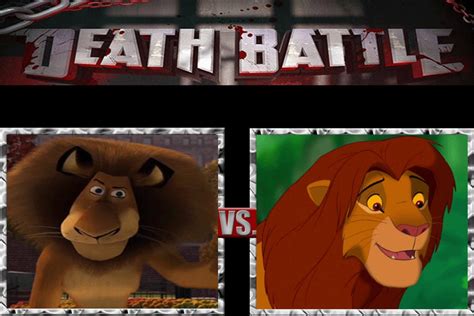 Death Battlealex Vs Simba By Jackskellington416 On Deviantart