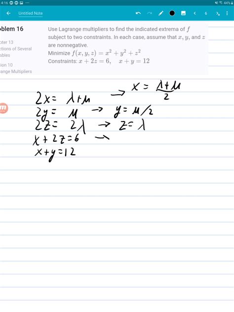 solved use lagrange multipliers to find the indicated extrema of f