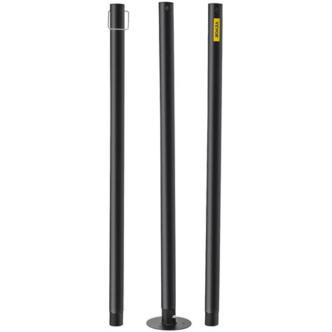 Vevor String Light Poles 4 Pack 322 Cm Outdoor Powder Coated Steel