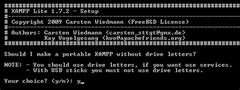 Installing And Configuring Xampp Or Xampplite Portable On A Usb Drive